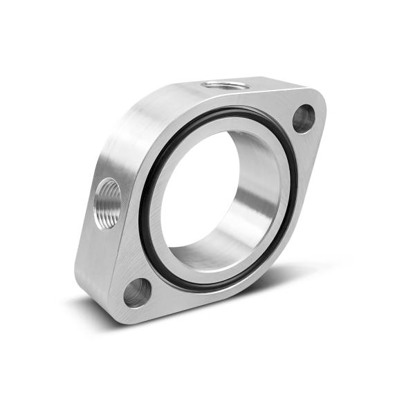 商品名: HUQUZN サーモスタットハウジングスペーサー Brodix HVシリーズインテークシボレーSBC/BBC V8エンジン用、シーリングリング付きアルミニウムウォーターネックスペーサーに適合 HUQUZN Thermostat H...