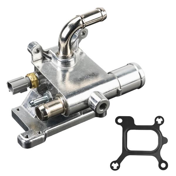 商品名: WMPHE アルミニウム エンジン クーラントサーモスタットハウジング 2006-2015 マツダ 3 5 6 CX-7 2.0L 2.3L 2.5L LF9415179A LF941517Zの交換 WMPHE Aluminium...