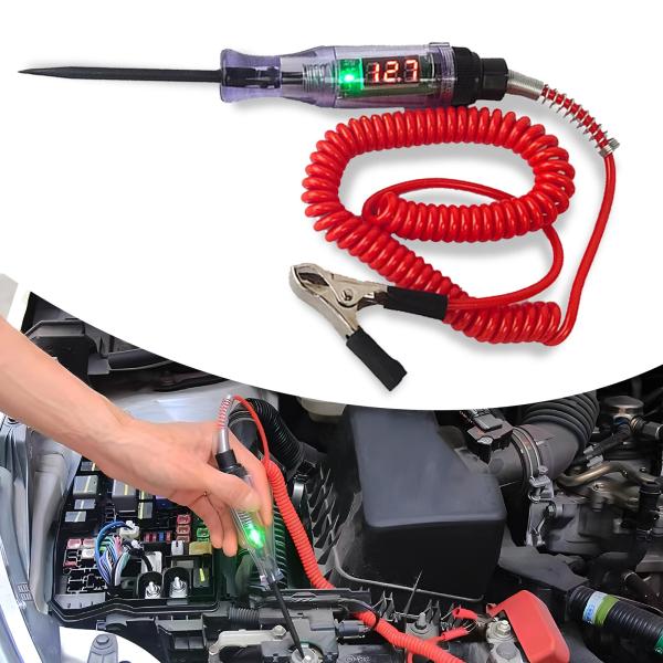 商品名: getfay 1 PC カーサーキットテスター、ディスプレイ付きテストペン、ラインテスター交換、ABSハンドル付き検出器、自動車修理ツール、ほとんどの車、トラック、SUVにユニバーサル(レッド#6V-12V-24V) getfay...