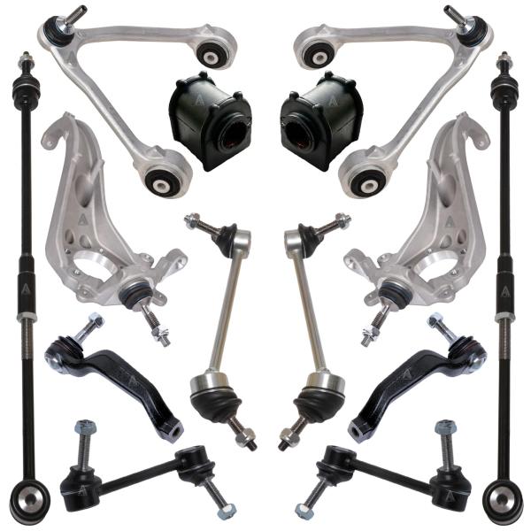 商品名:  AUTOACER FRONT &amp; REAR SUSPENSION KIT 16 Pcs - Front Upper Lower Control Arms, Stabilizer Links, Outer Inner Ti...