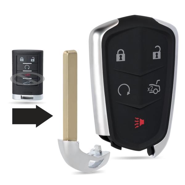 商品名: Yewong アップグレード近接スマートキーフォブ キャデラック SRX ATS ELR XTS 2010 2011 2012 2013 2014 2015 FCCID NBG009768T 22865375 315MHz 5ボタ...