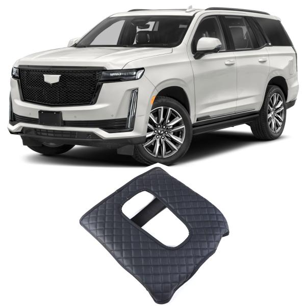 商品名: Moittellc センターコンソールアームレストシートボックスカバー キャデラックエスカレード2015-2020に対応 クッション蓋プロテクターパッド 傷防止インテリアアクセサリー Moittellc Center Consol...