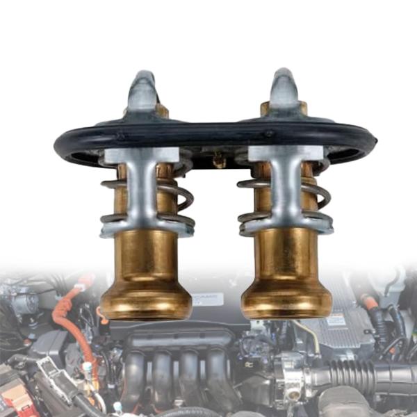 商品名: MITZONE エンジンクーラントサーモスタット 91℃ 93℃ ガスケット付き Ford F150 F250 F350 F450 6.7L パワーストローク 2011 2012 2013 2014 2015 2016 に対応 M...