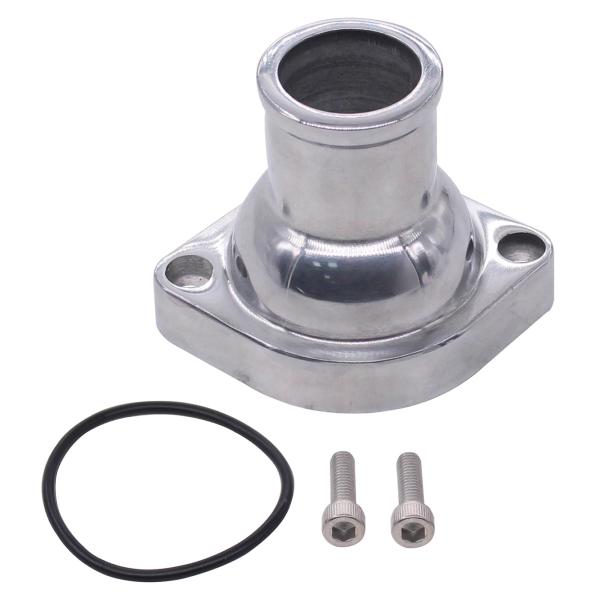 商品名: ApplianPar ストレートアップスイベルウォーターネックサーモスタットハウジング シボレーLSエンジンLS1 LS2 LS3 LS7 LS9 LSA L76 L92 GMエンジン用 光沢アルミニウム ApplianPar S...