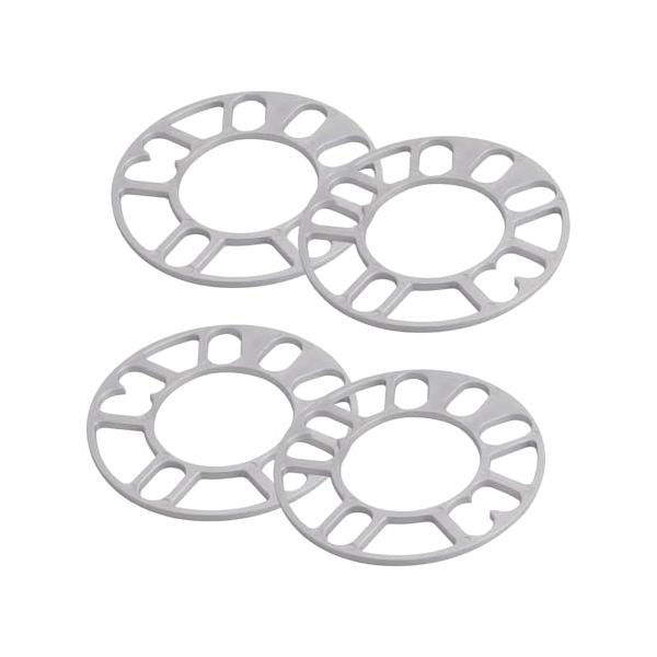 商品名: Wevdn 4個 ユニバーサルホイールスペーサー、5mm 厚手ハンドルアダプタースペーサー ほとんどの4ラグ&amp;5ラグ用 アルミニウム合金シム ハブセントリックスペーサー 98-120 複数のボルトパターン用 Wevdn 4...