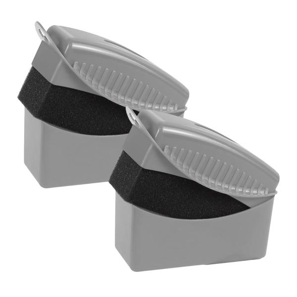 商品名: Hbxdeco タイヤドレッシングアプリケーター 車用タイヤアプリケーター ドレッシング シャインスポンジ 再利用可能なタイヤドレッシングアプリケーターパッド 蓋付き ホイールアプリケーターフォーム 車のディテーリングクリーニング...