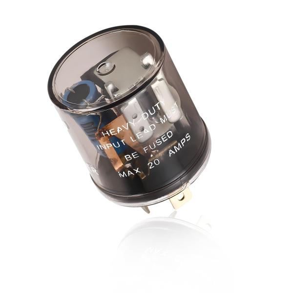 商品名: DXNQ LEDフラッシャーリレー、12V高耐久2ピン電子ウィンカーライトリレー、2本爪リレーはウィンカーバルブを固定、ハイパーフラッシュ、車、オートバイ、トラック、カーアクセサリー用 DXNQ LED Flasher Relay...