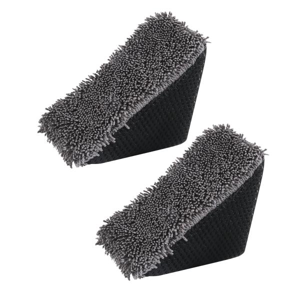 商品名: SCUARI タイヤシャインアプリケーター 2個 カーアクセサリー タイヤドレッシングアプリケーター トライアングルアプリケーターパッド スポンジタイヤアプリケーター タイヤシャインアプリケーターパッド 再利用可能なタイヤアプリケ...