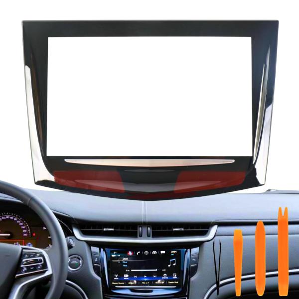 商品名: YNKTNVUN CUE タッチスクリーン交換用 2013 2014 2015 2016 2017 キャデラック ATS CTS エスカレード SRX XTS ELR ジェルフリー CUE インフォテインメント スクリーン ディス...