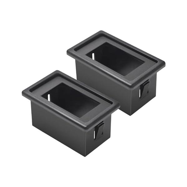 商品名: SCUARI ロッカースイッチパネル2個、カーアクセサリーロッカースイッチマウント、ロッカースイッチパネルハウジングスイッチホルダー、ロッカースイッチパネルハウジングキット、自動車マリンボート4x4 SUV ATV UTVに適合 ...