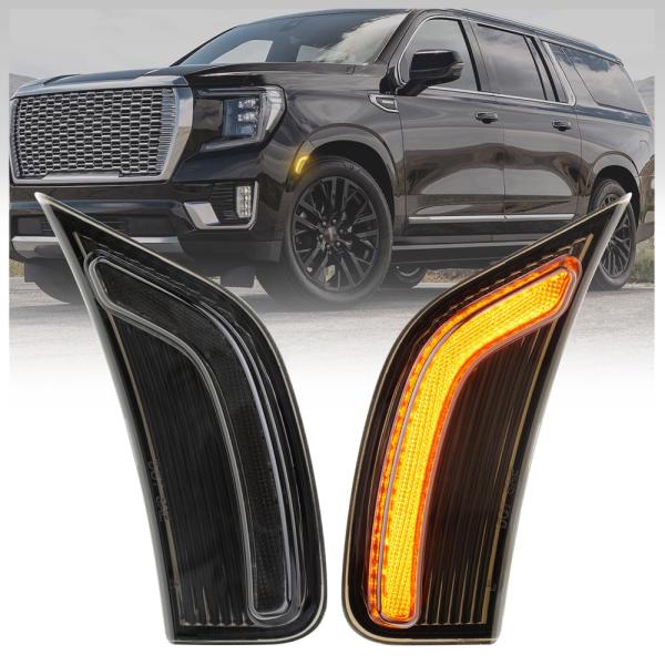 商品名:  NJSBYL Suburban LED Side Marker Light for 2021 2022 2023 2024 Tahoe Suburban Yukon XL Yukon Denali Cadilla.c Escal...