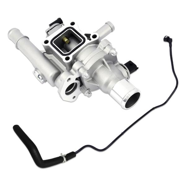 商品名:  Upgraded Full-Aluminum Engine Coolant Thermostat Housing Assembly with Heater Inlet Pipe, Compatible with Chevy Cr...