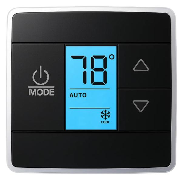 商品名: RVサーモスタット交換用 Dometic 3316250.712、クール/ヒート用シングルゾーンコントロール、12V DC、静電容量式タッチ、ブルーバックライト RV Thermostat Compatible with Dome...