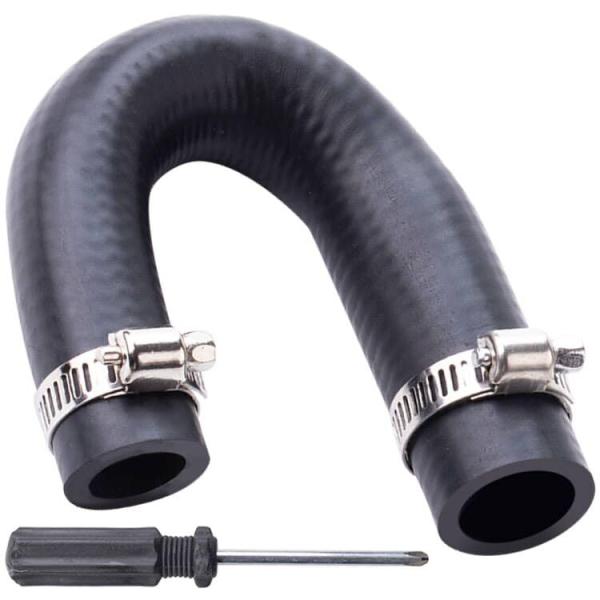 商品名: MRELC ヒーターコアクロスオーバークーラントホース 5/8インチエンドと3/4インチエンド LT用LS用クランプ2個付き MRELC LS Heater Core Bypass Hose Crossover Coolant H...