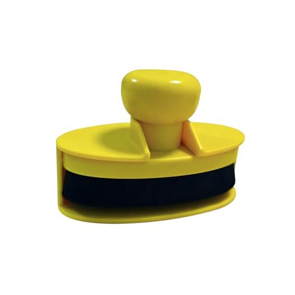 商品名: FALVFUN 車用タイヤシャインアプリケーターブラシ、大型自動車用タイヤディテールドレッシングアプリケーター、ストレージスタンド付き、ソフト&amp;ポータブル車両ホイールクリーニングツール、ユニバーサルフィット(イエロー) F...