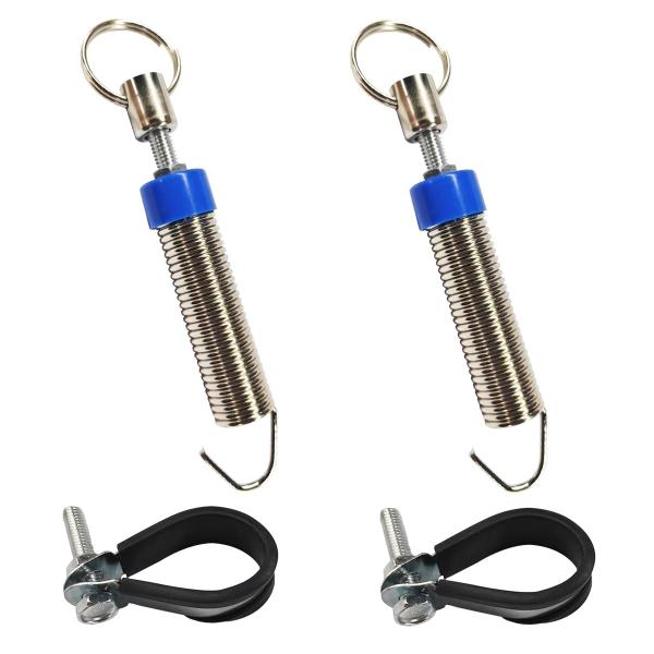 商品名: UHANBUT 2個 自動車用トランクリッドスプリング クランプ付き ステンレススチール 調節可能 自動リフティング カーアクセサリー トランクリッドスプリングオープニングデバイス リモートコントロールオートリッドの交換 2PCS...