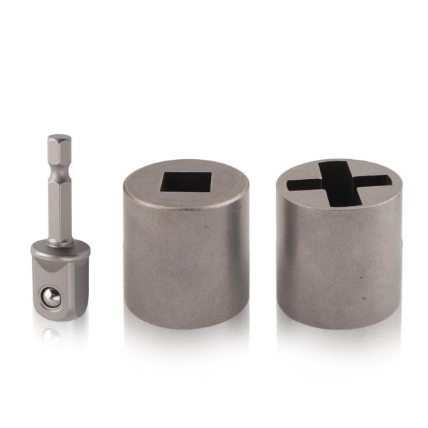 商品名: ハンドドリル用シザージャックアダプター 3個 高耐久 シザージャッキ ドリルアダプター 車のジャッキを持ち上げる ユニバーサル自動車用ツール ソケットコンバーター はさみジャッキ用 3PCS Scissor Jack Adapte...