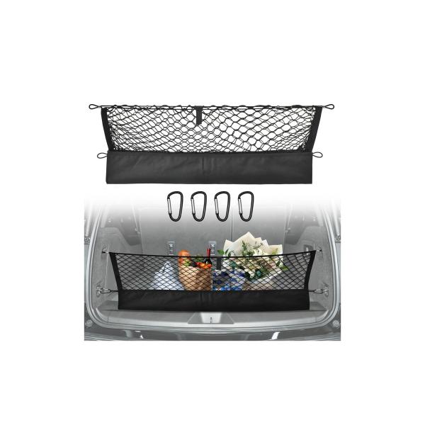 商品名: 封筒スタイルカーゴネット シボレーサバーバン&amp;タホ キャデラックエスカレード、GMC Yukon &amp; Yukon XL 2021-2025アクセサリーに対応 アップグレードされた収納バッグ&amp;高耐久カラビナ。...