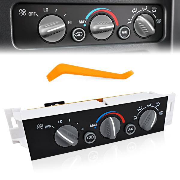 商品名: Turvysen ACコントロールパネル 1996-2000 シボレー サバーバン タホ GMC ユーコン エスカレード、ヒーターHVAC 気候制御モジュールユニット リアウィンドウデフォッガーなし 599-007 0937881...