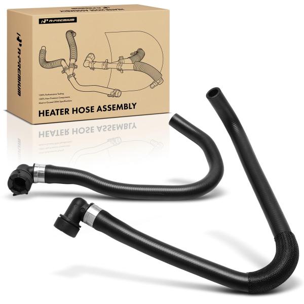 商品名:  A-Premium 2PCS Inlet &amp; Outlet HVAC Heater Hose Pipe Line Assembly with Protective Sleeve Attached Compatible w...