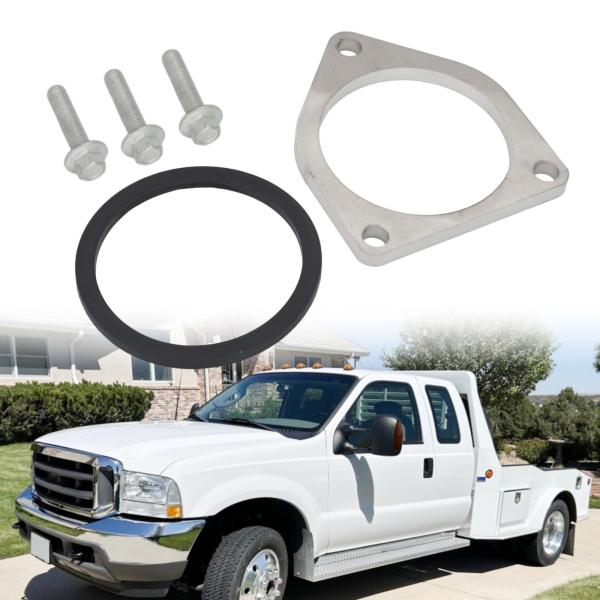 商品名: WIKIBBエンジンクーラントサーモスタットハウジング修理リシールキット、1994-1996フォードF250 904-486ディーゼル、サーモスタットハウジングアセンブリキット フォードモデルと互換性あり WIKIBB Engin...