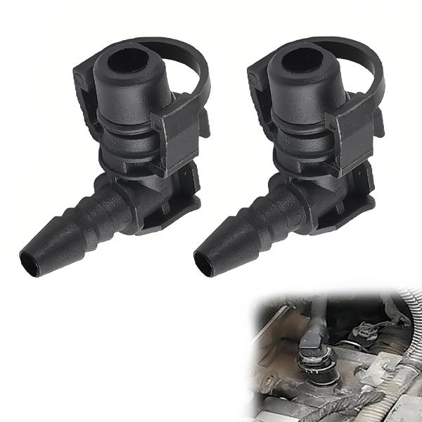 商品名: 55354565 55574685 スロットルボディヒーターホースコネクター サーモスタット水道管継手 ブラック 耐久性のあるクーラントホースコネクタセット シボレークルーズ ソニックトラックス ビュイックス アンコール対応 55...