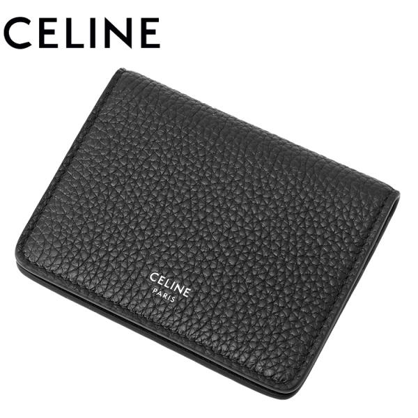 【セリーヌ CELINE】バイフォールドカードホルダーバイフォールドカードホルダー / グレインドカーフスキン。革素材は全て天然の一点物です。色合いや斑点、筋などは天然の要素であり、欠陥ではございません。■商品番号：L100J2X98■素材...