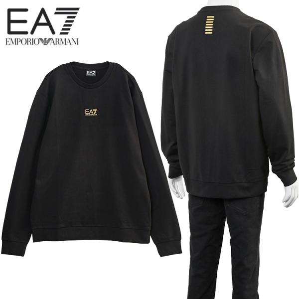 【エンポリオ アルマーニ EMPORIO ARMANI】EA7 コアアイデンティティ Core Identity クルーネック スウェットシャツ コットンすっきりとしたミニマルなラインのスウェットシャツ。胸元にコントラストの効いた小さなロゴ...