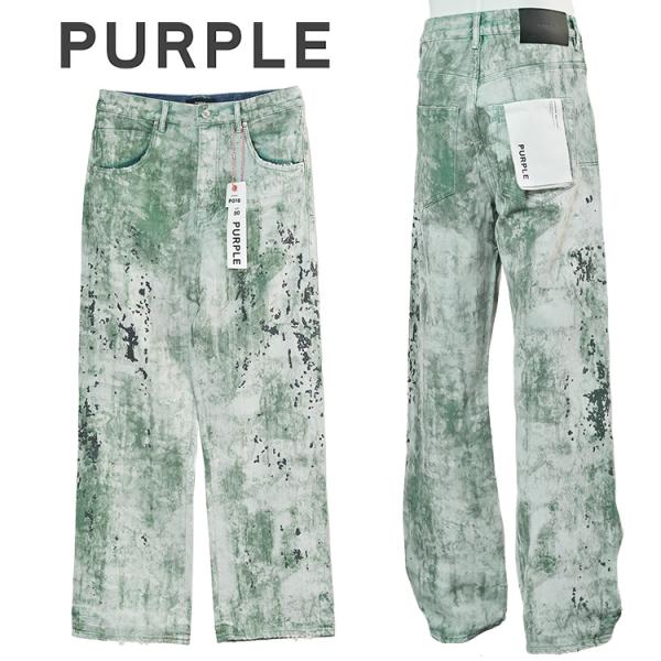 【パープル ブランド PURPLE BRAND】P018 ワイド デジタルプリント 迷彩 デニムP018は、プレミアムデニムを使用したミッドライズのメンズジーンズです。クラシックな5ポケット構造で、ボタンフライと補強されたベルトループに加え...