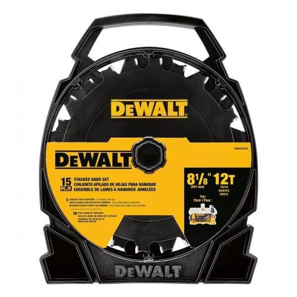 【商品名】 DEWALT スタックドダドソーブレード 8インチ 12歯 (DW812DADO) DEWALT Stacked Dado Saw Blade 8 Inch 12 Tooth (DW812DADO)【カテゴリー】 Circula...
