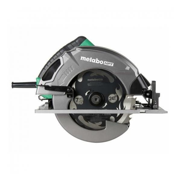 【商品名】 Metabo HPT 7-1/4インチ丸鋸キット | 6,000 rpm、15アンペアモーター | 一体型ダストブロワー | 24Tプレミアムフレーミング/リッピングブレード | 片手でのベベル調整 | C7SB3 Metabo...