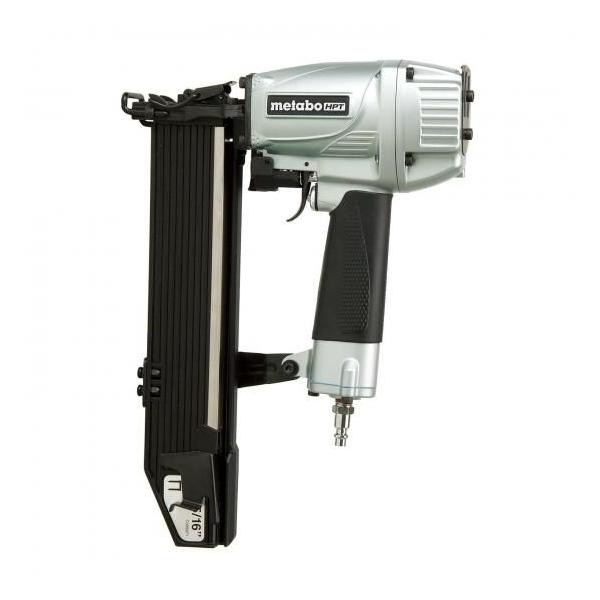 【商品名】 Metabo HPT 15/16インチ幅クラウンステープラー、プロ推奨の空気圧式パワーネイラー、ワイヤーライジング、ハウスラップ、屋根葺き、断熱材用締結工具、16ゲージ、5/8インチ〜2インチクラウンステープル、N5021A M...