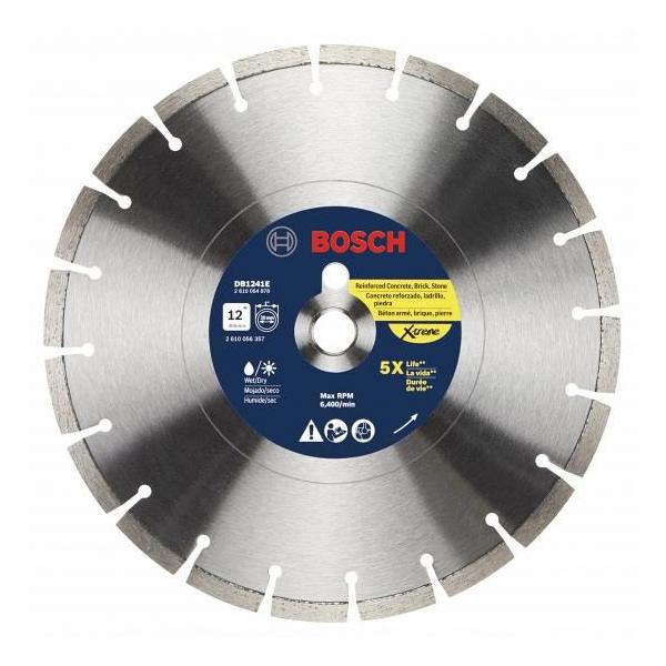 【商品名】 BOSCH DB1241E 12インチ Xtreme セグメントリムダイヤモンドブレード（1インチアーバー付き）鉄筋コンクリート、レンガ、石材の高速ウェット/ドライ切断アプリケーション用 BOSCH DB1241E 12 in....