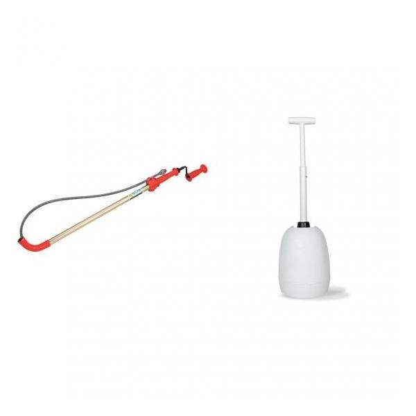 【商品名】 RIDGID トイレオーガーと Korky BeehiveMAX トイレプランジャーのセット RIDGID Toilet Auger and Korky BeehiveMAX Toilet Plunger Bundle【カテゴリ...