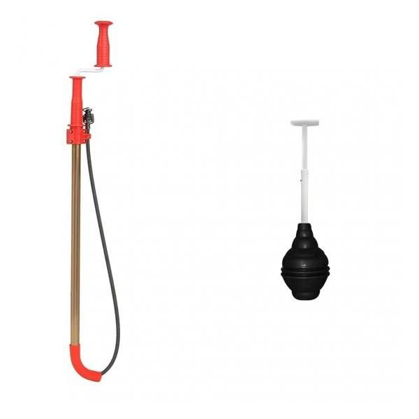 【商品名】 RIDGID トイレ用スネークオーガー + Korky BeehiveMAX トイレ用プランジャー RIDGID Toilet Snake Auger + Korky BeehiveMAX Toilet Plunger【カテゴリ...