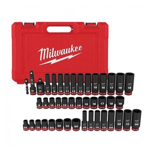 【商品名】 Milwaukee ミルウォーキーエレクトリック - 43PC IMPデューティ 3/8DR SAE メトリック DP 6-PT ソケット SE Milwaukee Electric - 43PC IMP Duty 3/8DR ...