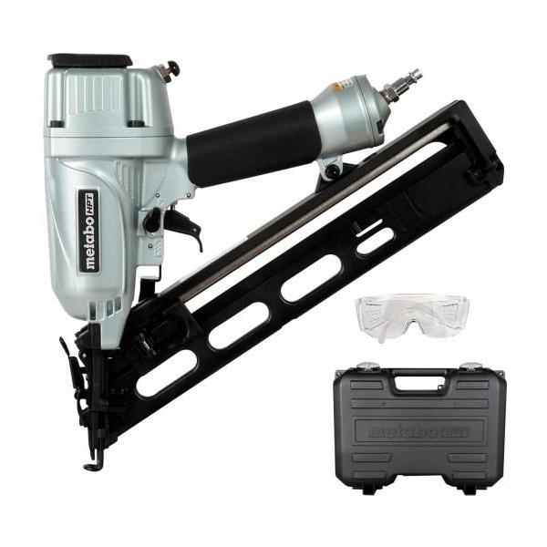 【商品名】 Metabo HPT仕上げ釘打機（エアダスター付き）、クラウンモールディング、ベースモールディングなどに最適なプロ仕様の空気圧式パワーネイラー、選択式作動、15ゲージアングル、1-1/4インチ〜2-1/2インチ仕上げ釘、NT65...