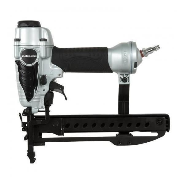【商品名】 Metabo HPT ナロークラウンステープラー、プロ仕様の空気圧式パワーネイラー、家具・キャビネット用仕上げステープラー、軽量トリムツール、人間工学に基づいたデザイン、18ゲージ、1/2インチ〜1-1/2インチのステープル、N...