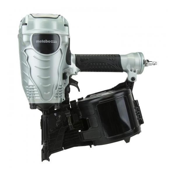 【商品名】 Metabo HPTコイルフレーミングネイラー、建設工具の中でもプロが推奨する空気圧式パワーネイラー、床、トラス、屋根デッキ用の多用途フレーミングツール、15° 1-3/4インチ〜3-1/2インチ釘、NV90AG(S) Meta...