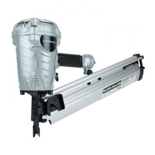【商品名】 Metabo HPT フレーミングネイラー、フローリング、ルーフデッキなどにプロ推奨のパワーネイラー、21° 2インチ〜3-1/2インチのプラスチック製コレーテッドネイル用軽量7.5ポンドフレーミングツール、NR90AES1 M...