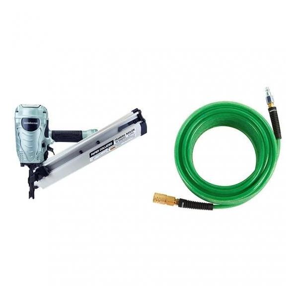 【商品名】 Metabo HPT NR90ADS1 フレーミングネイラー（エアホース付き） Metabo HPT NR90ADS1 Framing Nailer with Air Hose【カテゴリー】 Framing Nailers ( ...