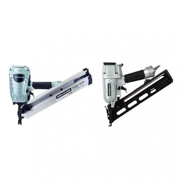 【商品名】 Metabo HPT NR90ADS1 フレーミングネイラー（仕上げネイラー付き） Metabo HPT NR90ADS1 Framing Nailer with Finish Nailer【カテゴリー】 Framing Nai...
