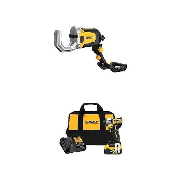 【商品名】 DEWALT IMPACT CONNECT PVC/PEXカッター（ブレースブラケット付き）およびDEWALT 20V MAXインパクトドライバー（コードレス、3速、バッテリー、充電器付属） DEWALT IMPACT CONN...