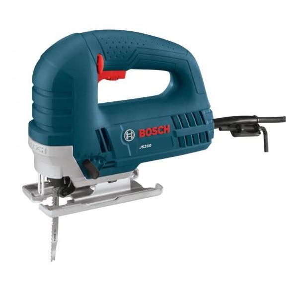 【商品名】 BOSCH JS260 トップハンドルジグソー - 6.0アンペアモーター、可変速度コントロール、低振動プランジング設計、工具不要のブレード交換システム - 正確でスムーズな切断に最適 BOSCH JS260 Top-Handl...