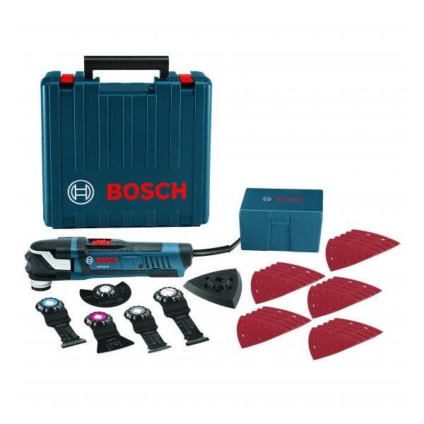 【商品名】 BOSCH GOP40-30C StarlockPlus 振動式マルチツールキット (32個のアクセサリーとケース付き) - 4.0アンペアモーター、毎分20,000振動、可変速度ダイヤル - フラッシュカット、サンディング、研...