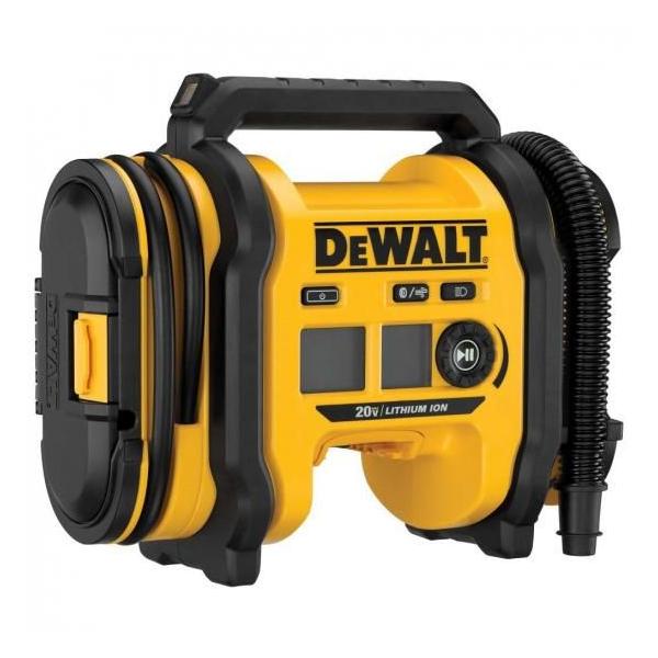 【商品名】 DEWALT タイヤインフレーター ポータブルエアコンプレッサー 20V MAX、自動停止機能付きエアポンプ、LEDライト、ツールのみ (DCC020IB) DEWALT Tire Inflator Portable Air C...