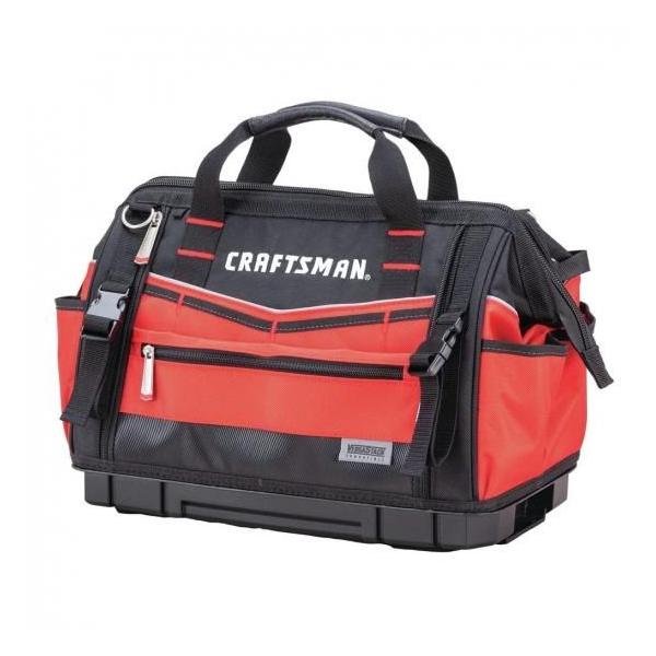 【商品名】 CRAFTSMAN VERSASTACK ジッパー付きツールバッグ、31ポケットオーガナイザー、頑丈なツールトート（CMST17622） CRAFTSMAN VERSASTACK Zippered Tool Bag, 31 Po...