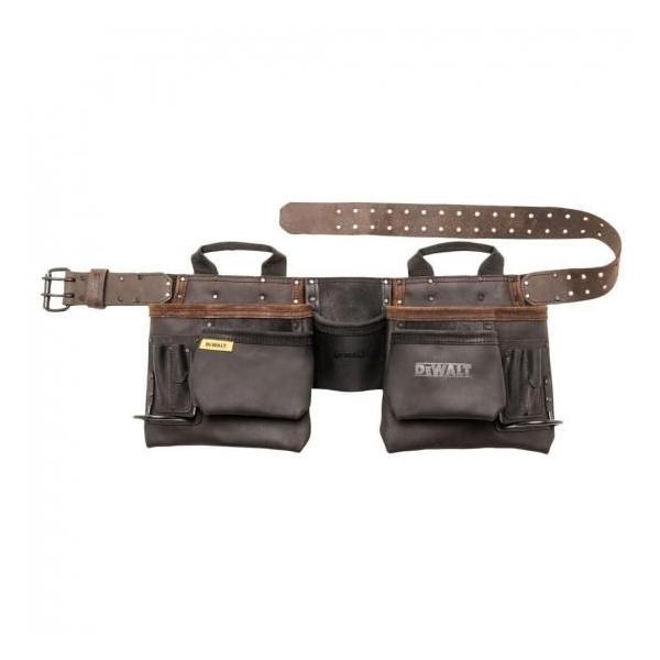 【商品名】 DEWALT レザーツールベルト、耐久性、11ポケットプロフェッショナルベルト (DWST550112) DEWALT Leather Tool Belt, Durable, 11 Pocket Professional Bel...