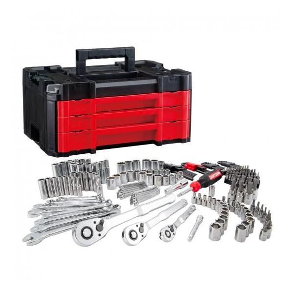 【商品名】 Craftsman クラフトマン VERSASTACK メカニックツールセット、1/4インチ、3/8インチ、1/2インチドライブ、230ピース (CMMT45306) Craftsman VERSASTACK Mechanics...