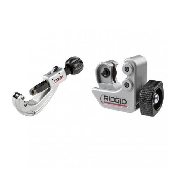 【商品名】 RIDGID 31632 モデル 151 クイックアクションチューブカッター（1/4インチ〜1-5/8インチの切断能力、シルバーブラック）＆40617 モデル 101 クローズクォーターチューブカッター（1/4インチ〜1-1/8...